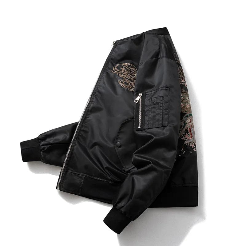 Elegant beast embroidery bomber jacket – High Street Beast