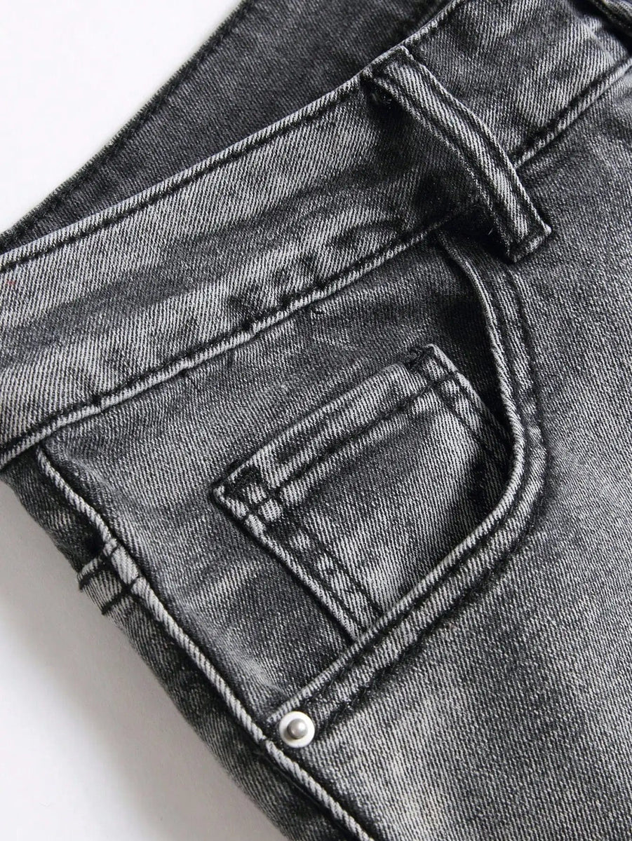 Vintage ragged "daisuki" denim jeans – High Street Beast