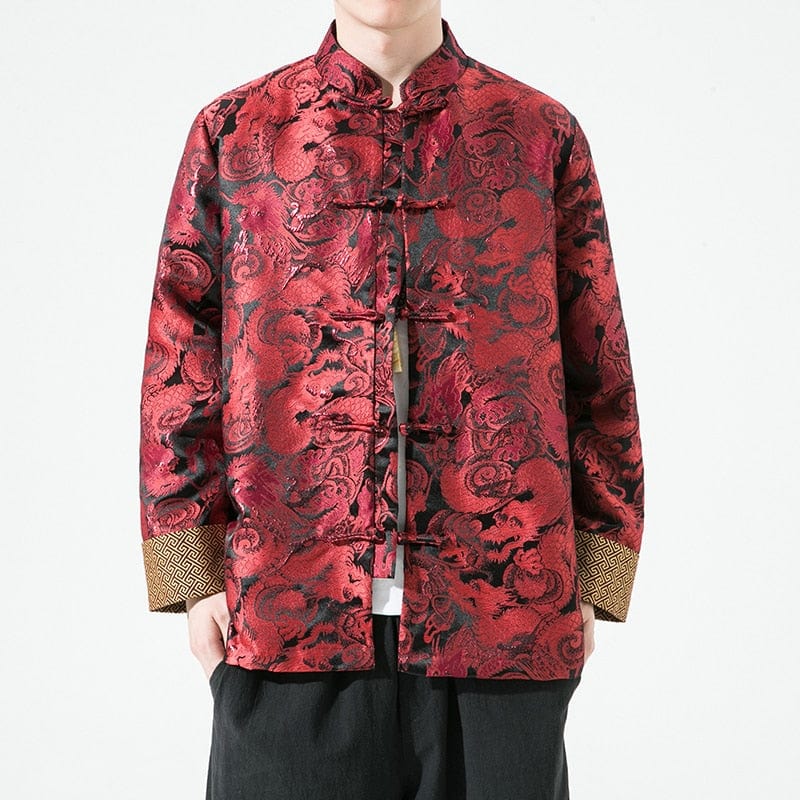 Vibrant dragon Tang Dynasty jacket – High Street Beast