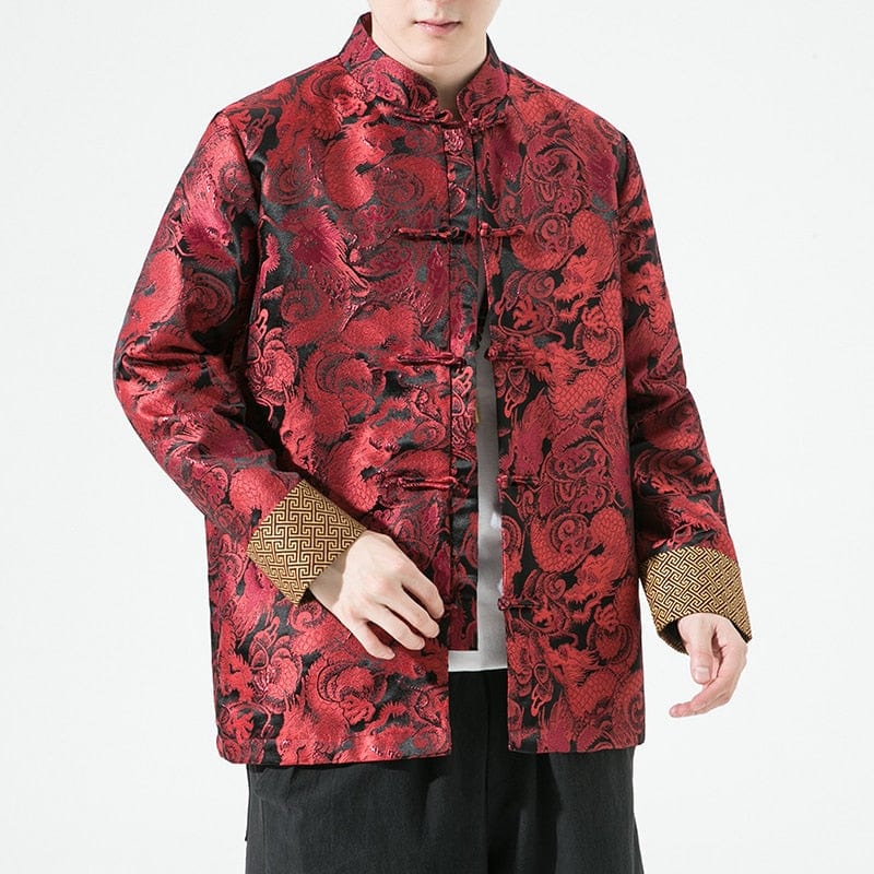 Vibrant dragon Tang Dynasty jacket – High Street Beast