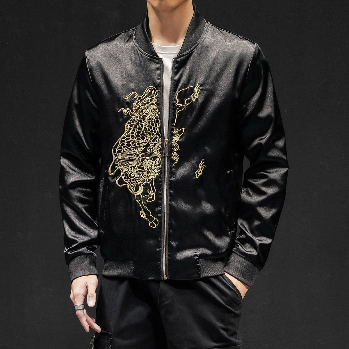 Golden beast bomber jacket – High Street Beast